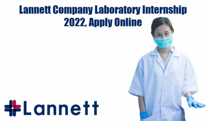 Lannett Company Laboratory Internship 2022, Apply Online