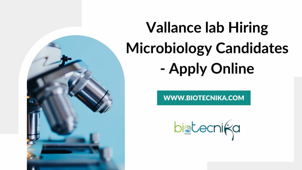 Vallance lab Hiring Microbiology Candidates - Apply Online