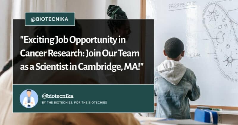 Cancer Research Scientist Jobs - cell biology Jobs